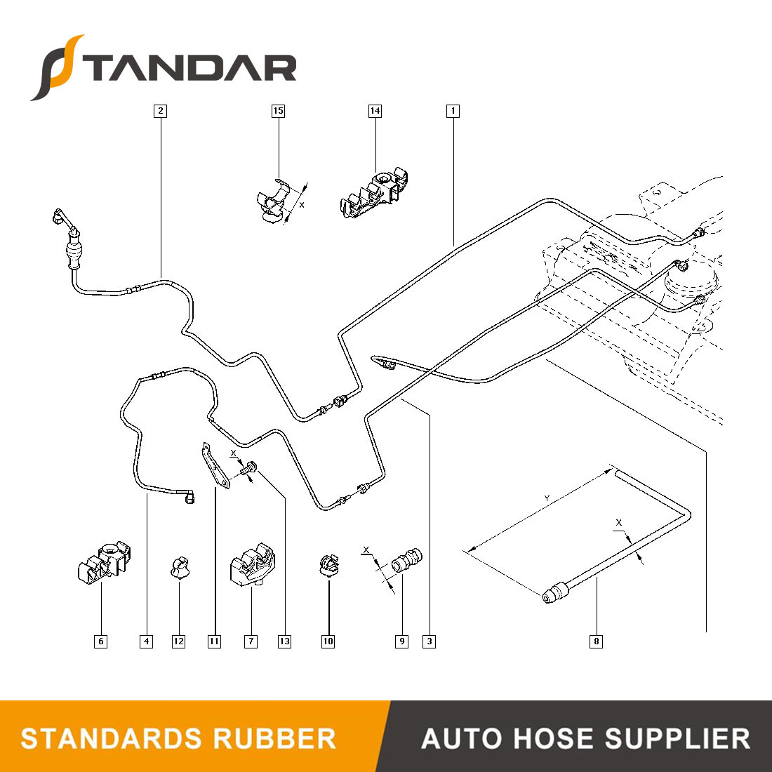 8200505325 | Fuel Pipe With Hand Pump